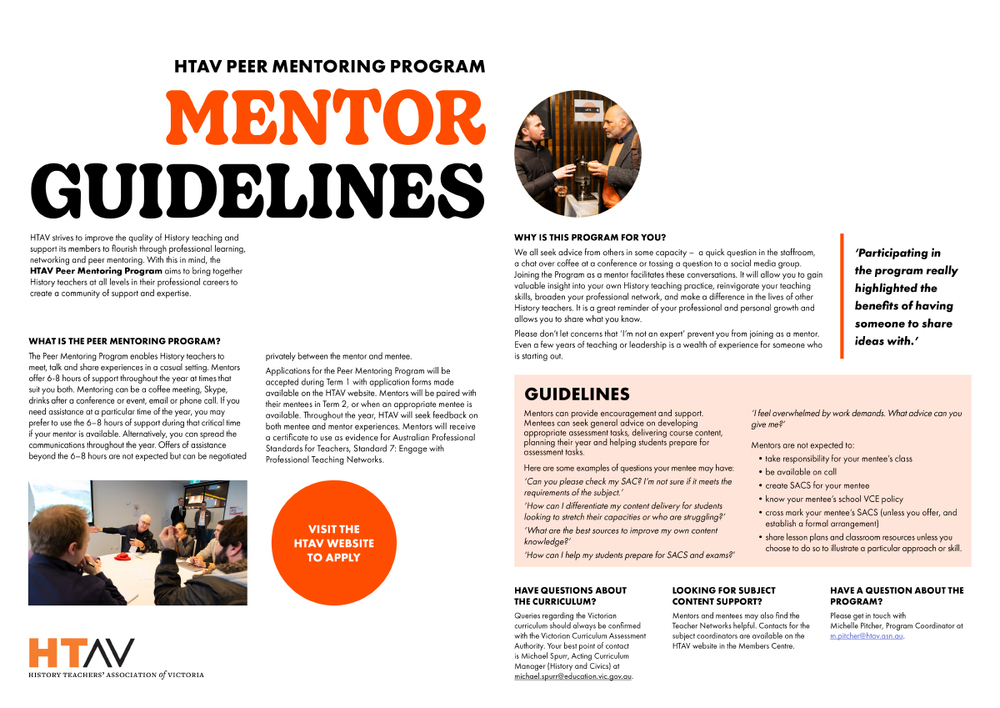 Peer Mentoring Program - HTAV